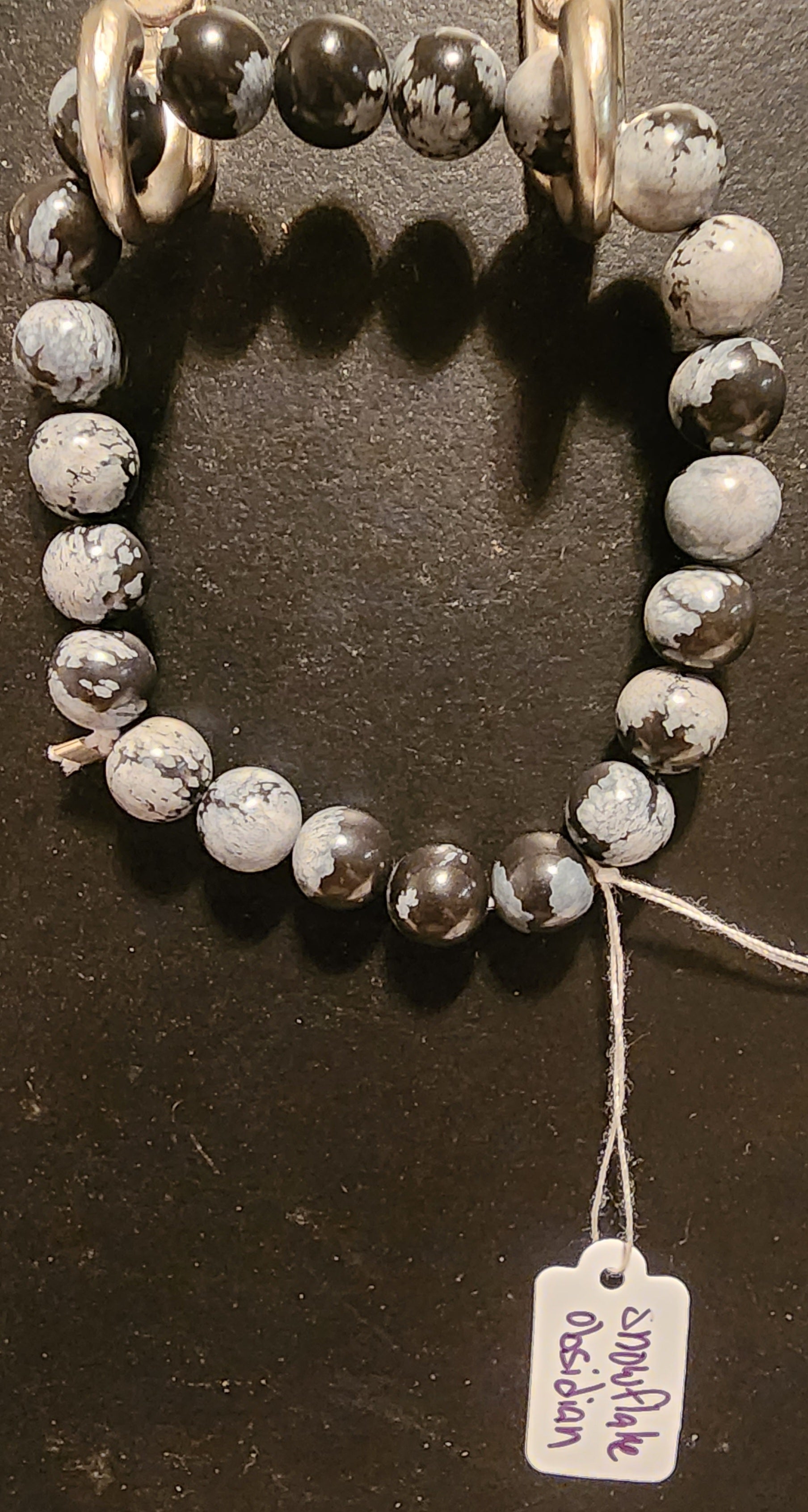 Snowflake Obsidian Bracelet | The Voodoo Shop