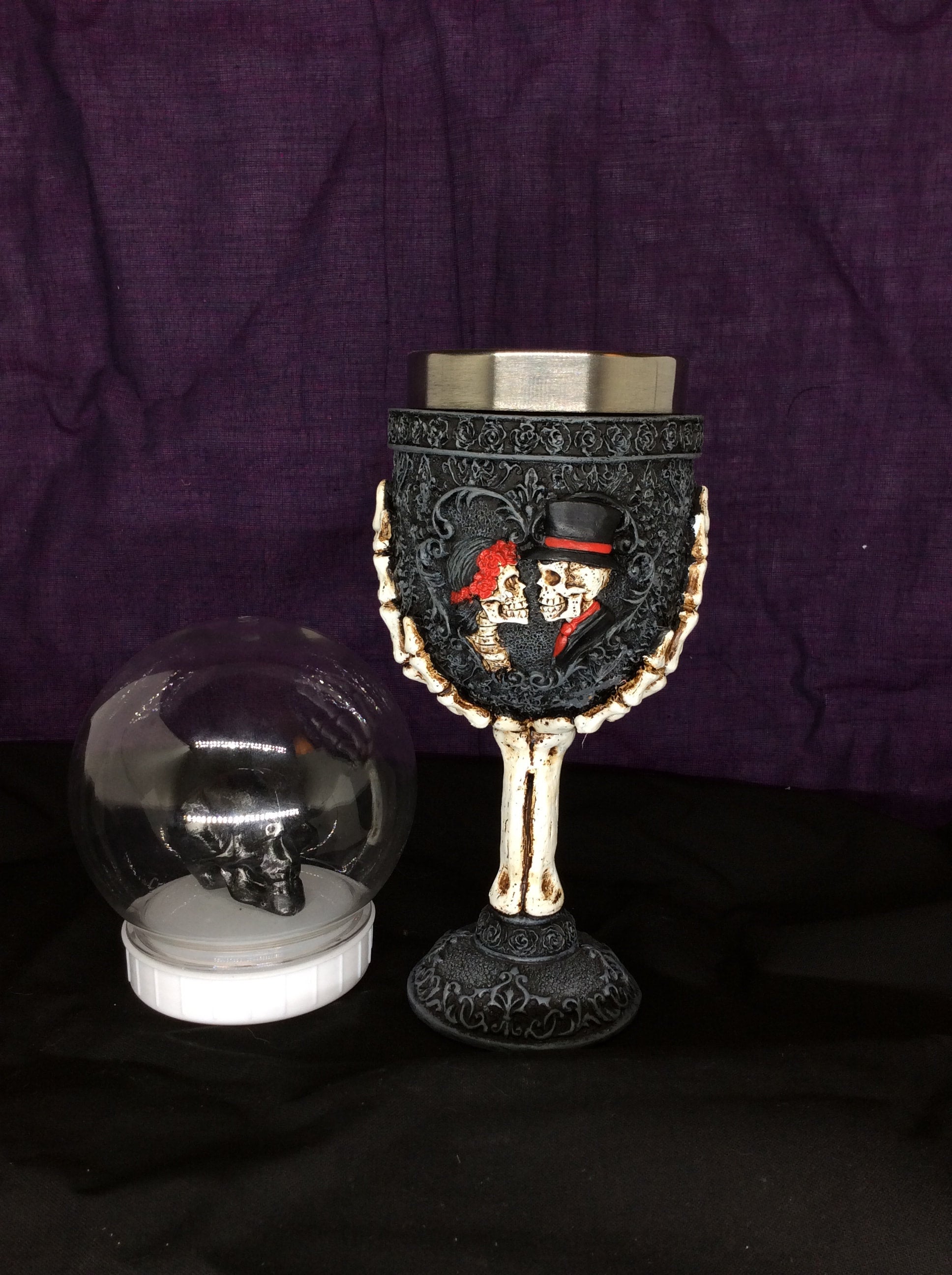 Skeleton couple goblet* | The Voodoo Shop