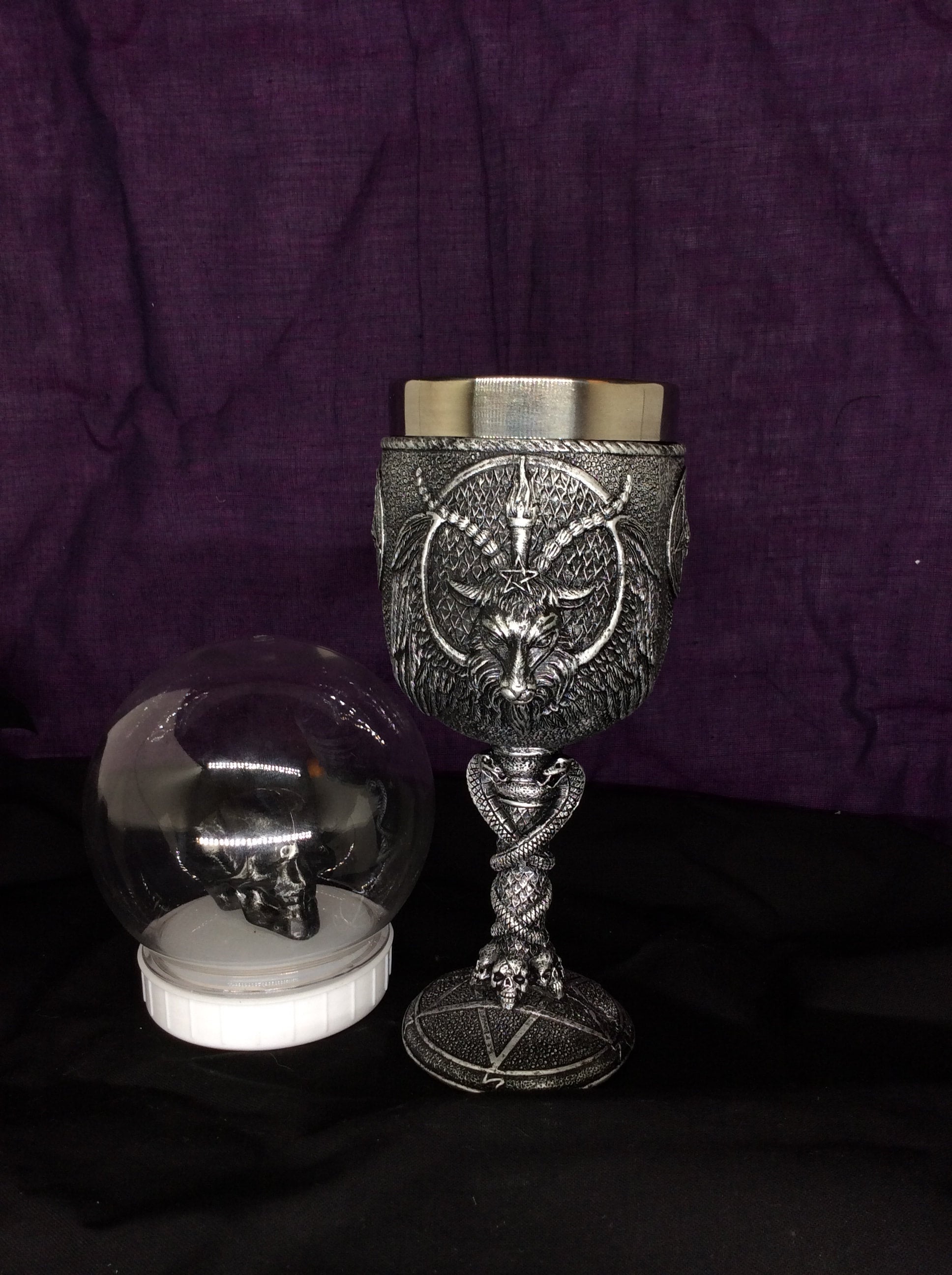 Baphomet goblet* | Mama Mo's Voodoo Shop 920 N Maple St. Bloomington IN ...